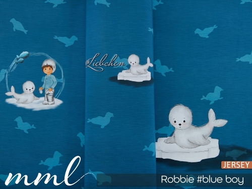 Jersey-Stoff "Robbie #blue boy" (1Panel/ ca.0,75m)