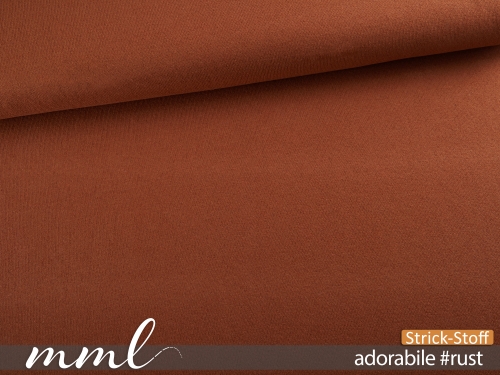 Strick-Stoff "adorabile #rust" (0,25 m)